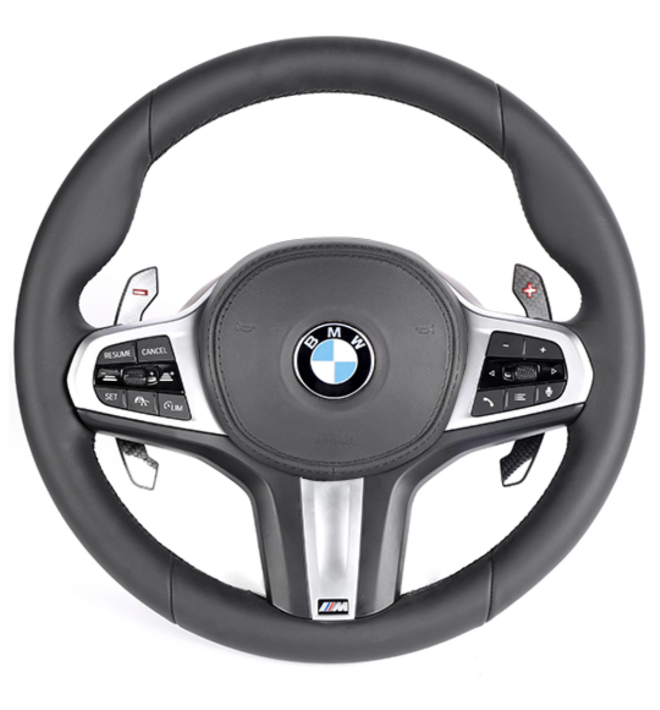 SEAT Leon Full Leather D-Shaped For SEAT Cupra Leon MK3 2015-2020 - Red ...